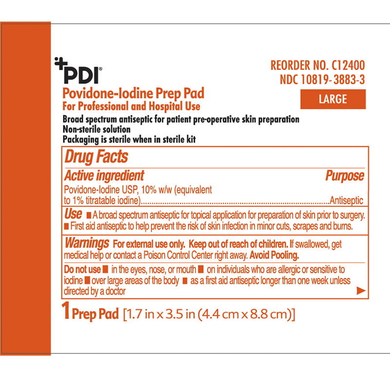PDI PVP Iodine Prep Pads and Swabsticks - PDI Healthcare