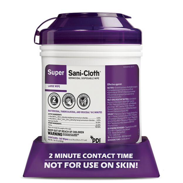 Super Sani-Cloth® Germicidal Disposable Wipe - PDI Healthcare